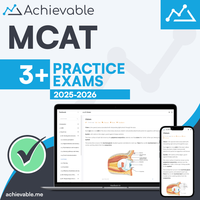 Modern MCAT exam prep; reach your target score | Achievable