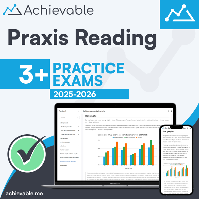 Pass the Praxis Core: Reading exam | Achievable