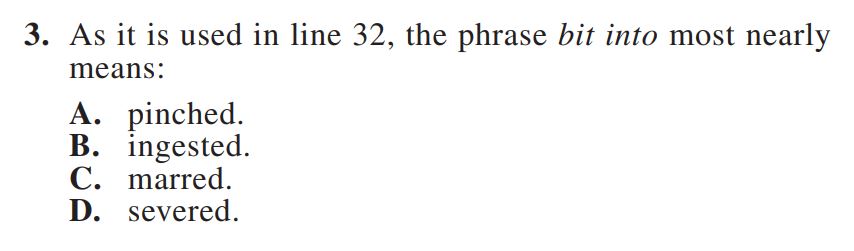 Vocabulary in context | Question types | ACT Reading | Achievable ACT