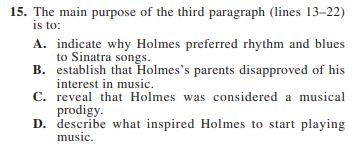 Key ideas and details | Question types | ACT Reading | Achievable ACT