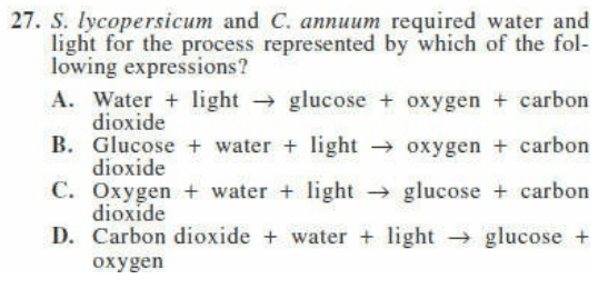 Prior knowledge questions | Types of questions | ACT Science ...